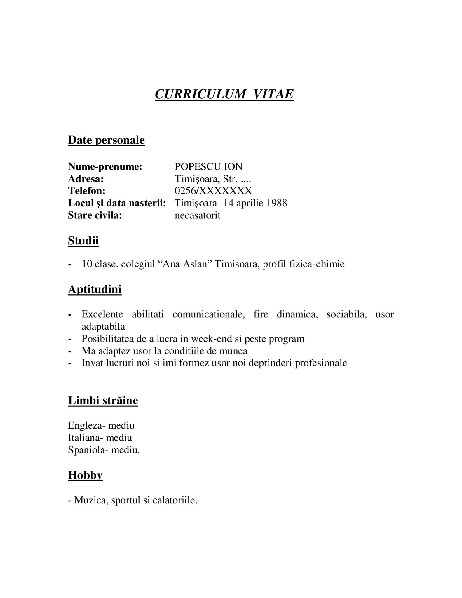 GHIDUL CV-ului perfect. Ce trebuie sa contina, greseli de evitat ...